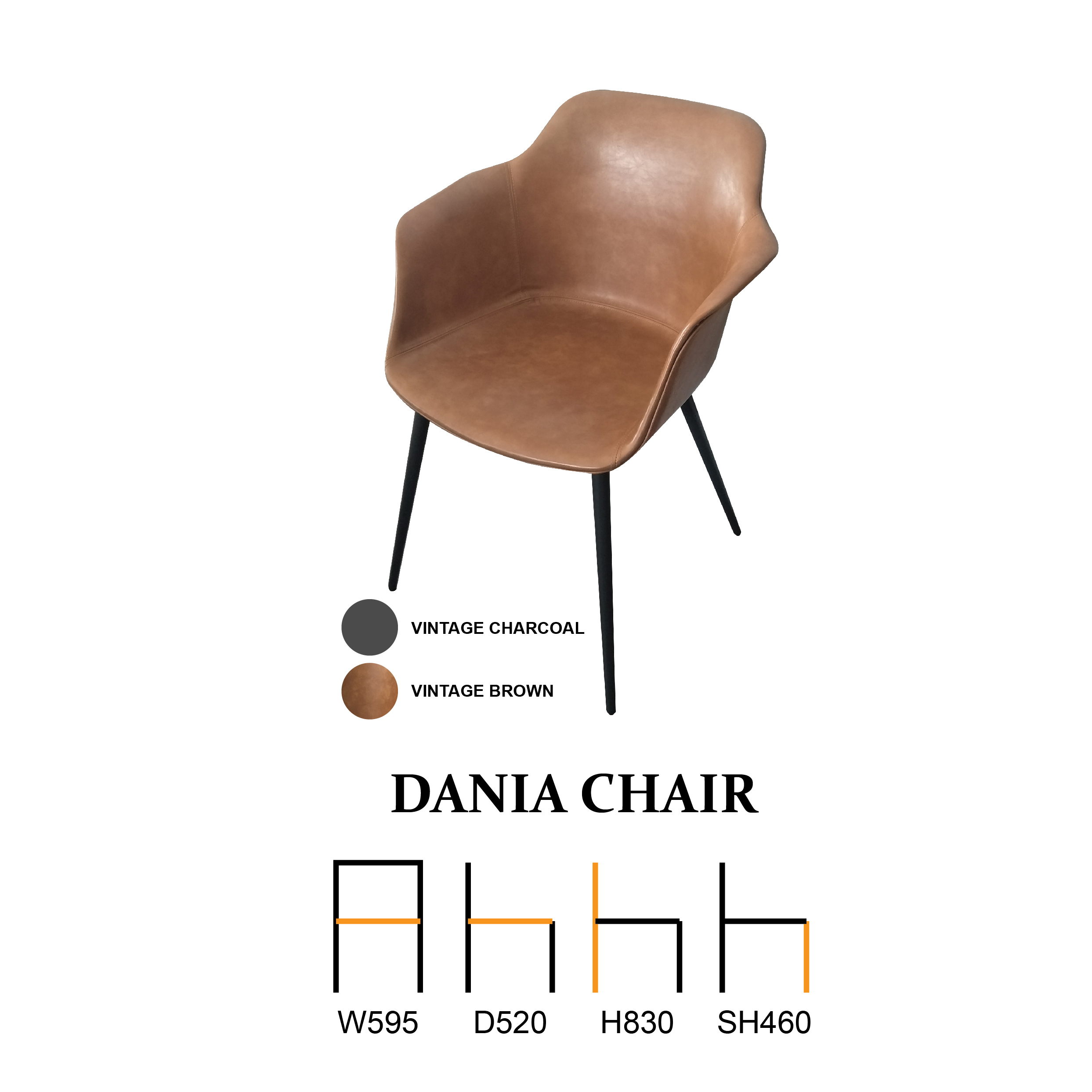 Stallion Creation Sdn Bhd - DANIA CHAIR